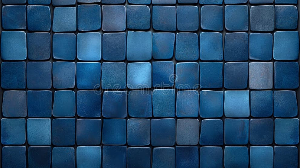 Abstract Blue Tile Pattern for Modern Design Projects Stock ...