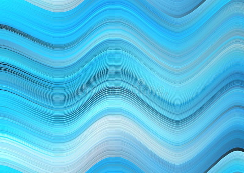 Abstract Blue Toned Background with Random Wavy Lines Pattern. Elegant ...