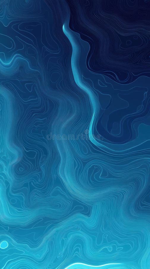 Blue Topographic Map stock vector. Illustration of graphic - 215086294