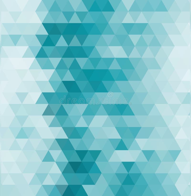 Abstract Blue Triangle Background, Vector Illustration Contains ...