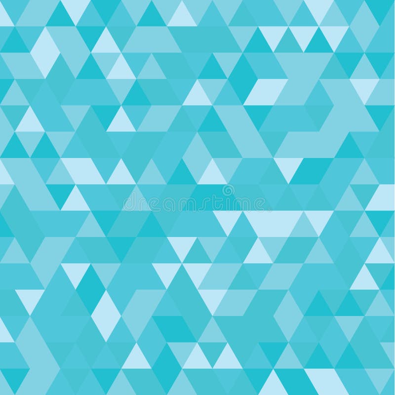 Abstract Blue Triangle Background, Vector Illustration Design Stock ...
