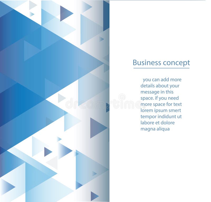 Abstract Blue Triangle Background Wallpaper Vector Illustration Stock ...