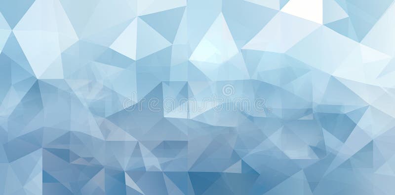 Abstract Blue Triangle Geometrical Background. Generative AI Stock ...