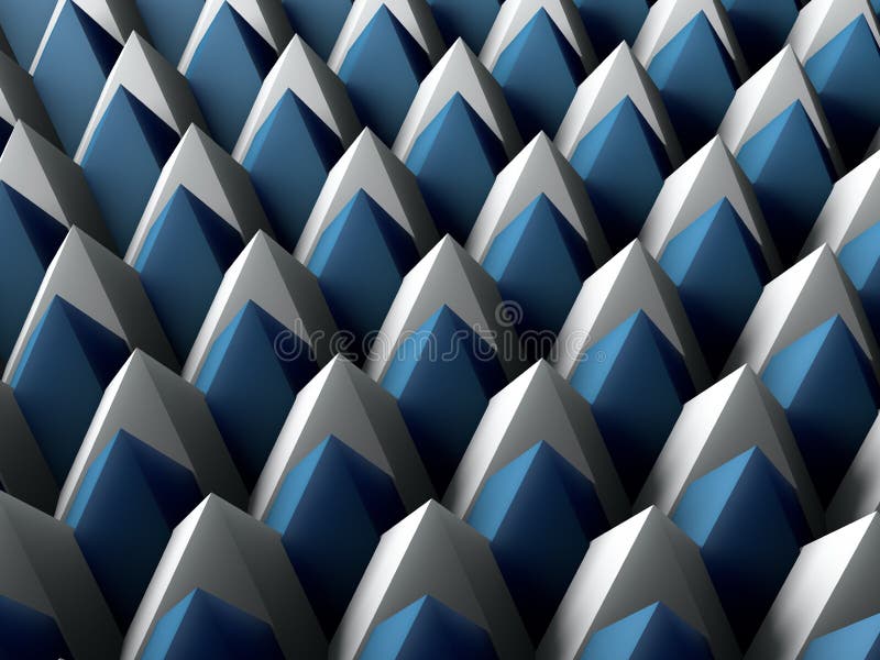 Abstract Blue Triangle Geometrical Background Stock Illustration ...