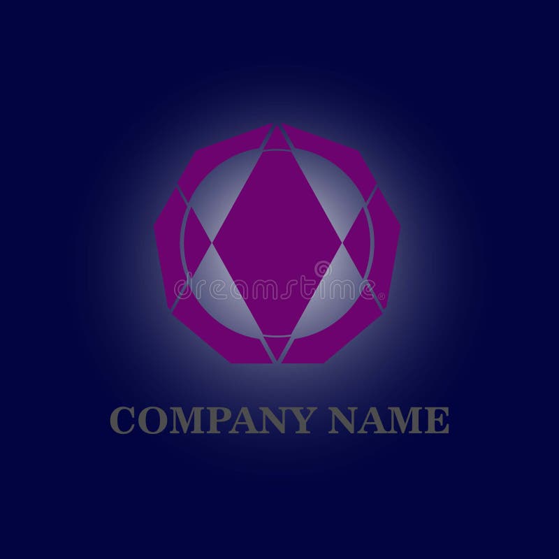Abstract Blue Triangle Logo Graphic Design Illustration For Business Stock Vector Illustration