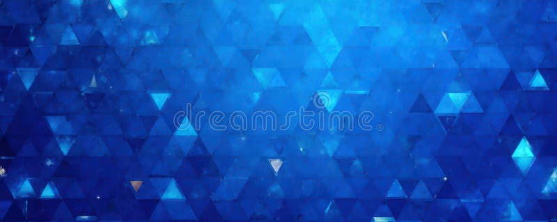 Abstract Blue Triangle Mosaic Pattern Background , Faceted Background ...