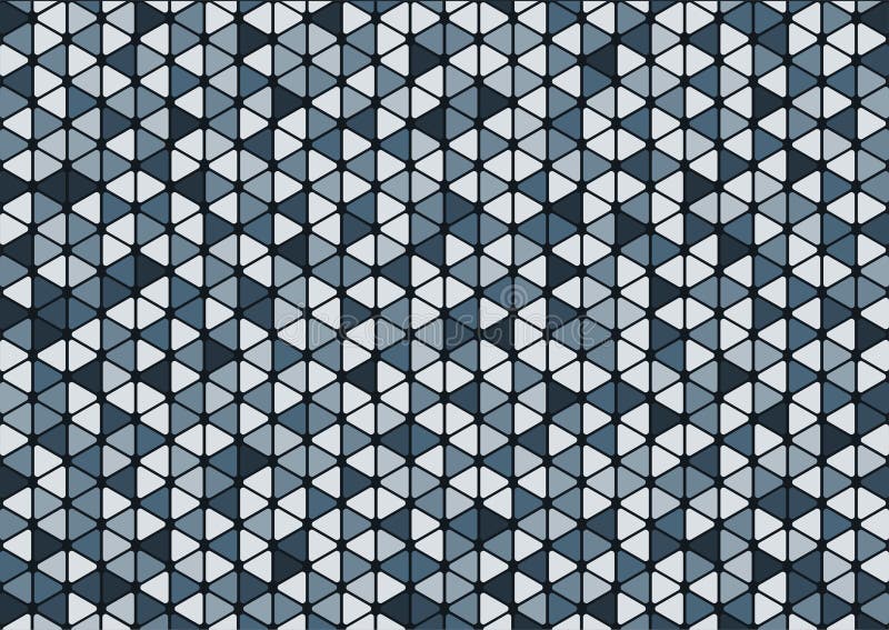 Abstract Blue Triangle Pattern Background Wallpaper Stock Vector ...
