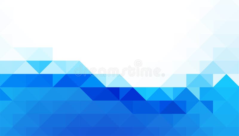 Abstract Blue Triangle Shapes Background Stock Vector - Illustration of ...