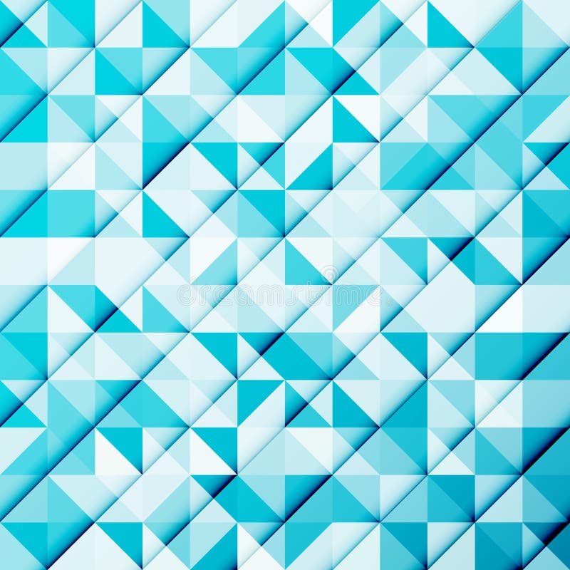Abstract Blue Triangle and Square in Light Blue Color Pattern, V Stock ...