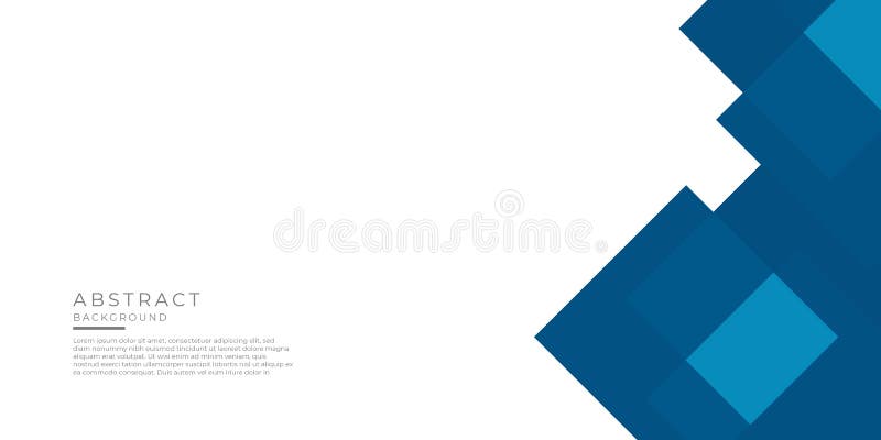 Abstract Blue Triangle Square Shape with Futuristic Concept Background ...