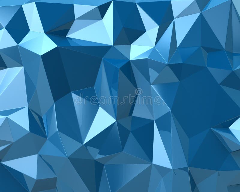 Abstract Blue Triangle Texture Background Stock Illustration ...