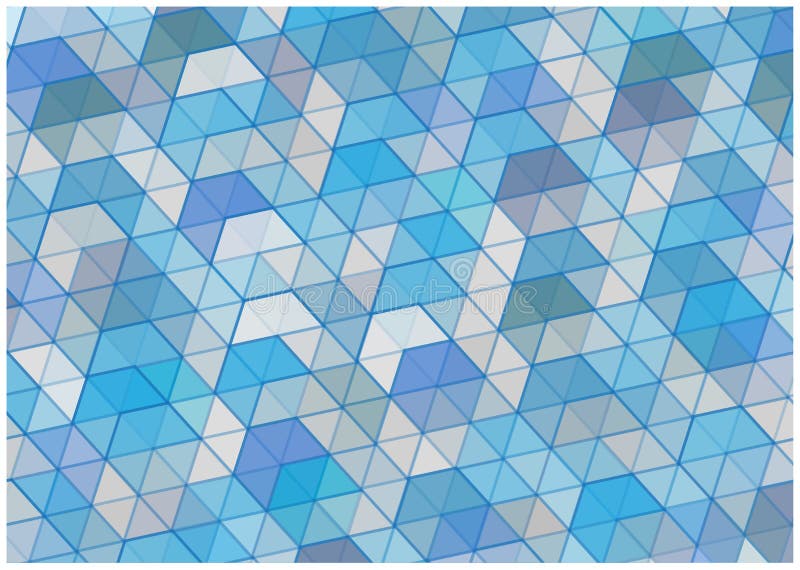 Abstract Blue Triangles Background Stock Illustration - Illustration of ...