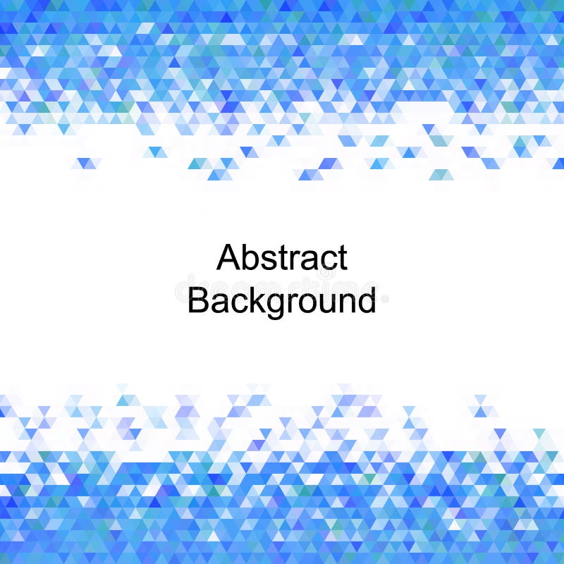 Abstract Blue Triangles Background. Presentation Template. Cover ...