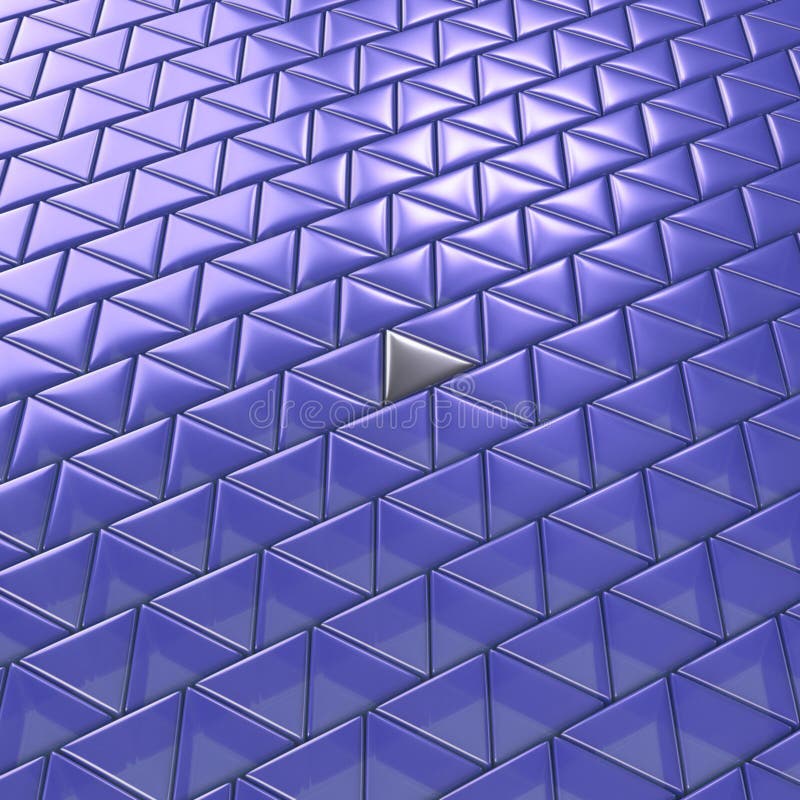 Abstract Blue Triangles. Background Texture. 3D Stock Illustration ...