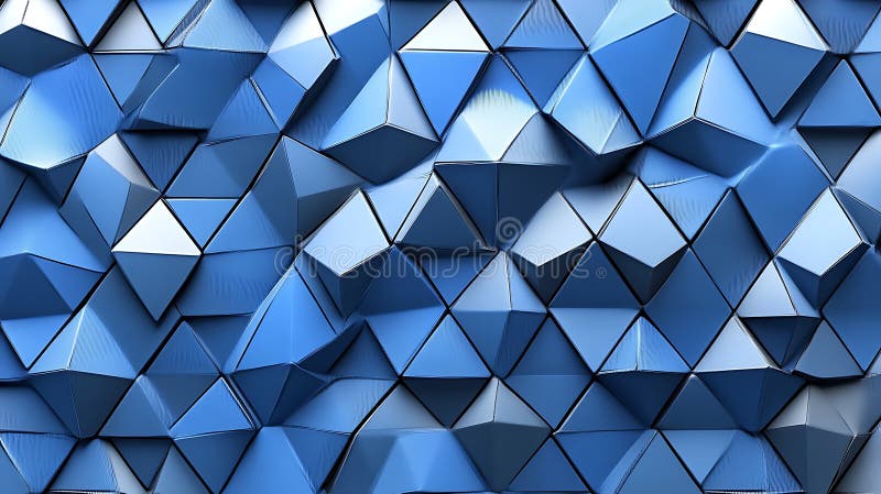 Abstract Blue Background Geometric Shapes Shadows 3d Rendering Stock Photos - Free & Royalty ...