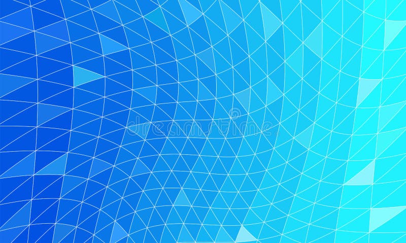 Abstract Blue Triangular Shape, Geometric Texture Background, Gradient ...