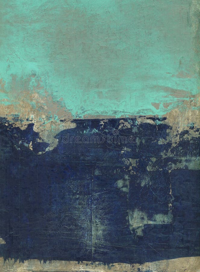 Abstract Blue and Turquoise Stock Illustration - Illustration of ...