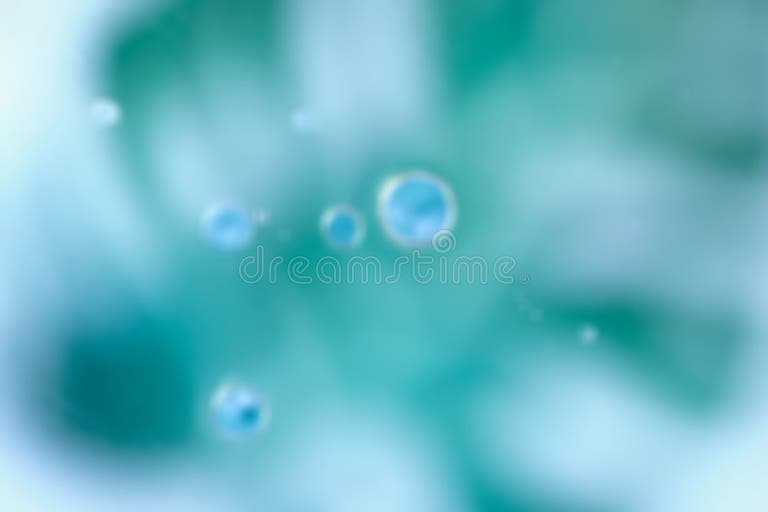 Abstract Blue Turquoise Bubbles Background with Soft Gradient Blur ...