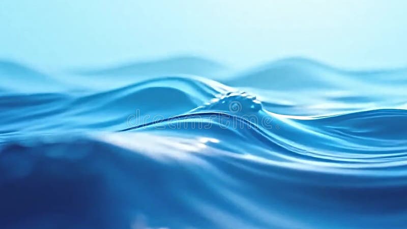 Abstract Blue Turquoise Gradient Waves, Energetic Motion Graphics ...