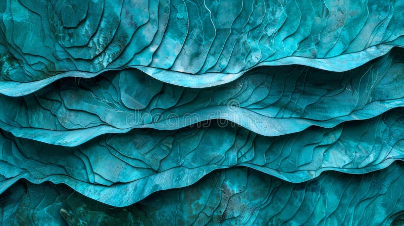 Abstract Turquoise Marble Marbled Stone Texture Background, Overlapping ...