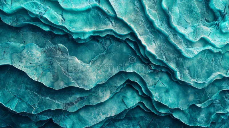 Abstract Turquoise Marble Marbled Stone Texture Background, Overlapping ...