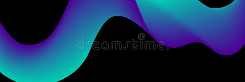 Abstract Blue and Violet Liquid Waves Futuristic Background Stock ...