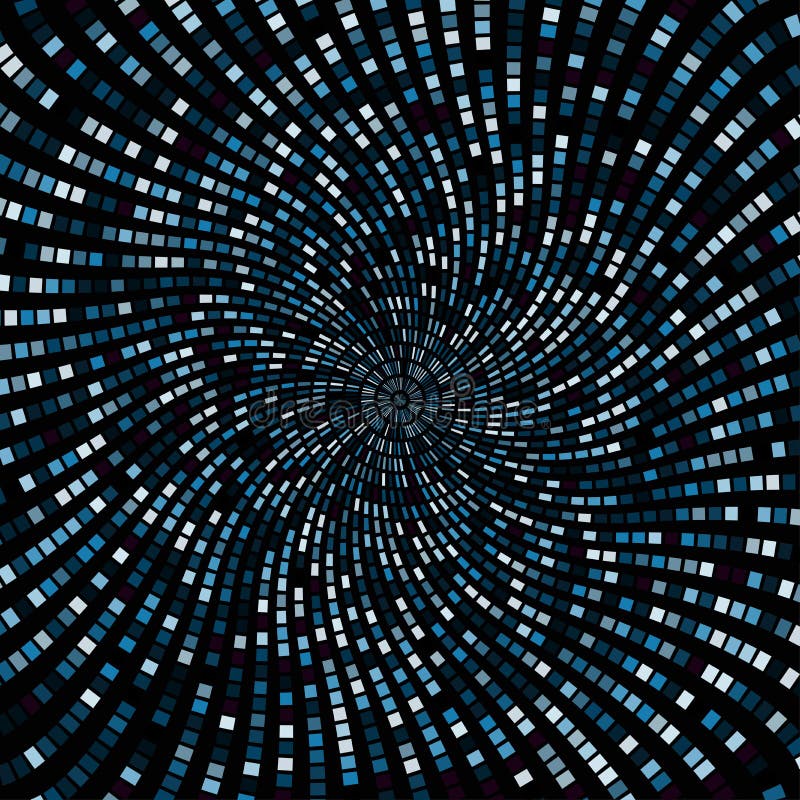 Abstract Blue Vortex Art Design Background Stock Vector - Illustration ...