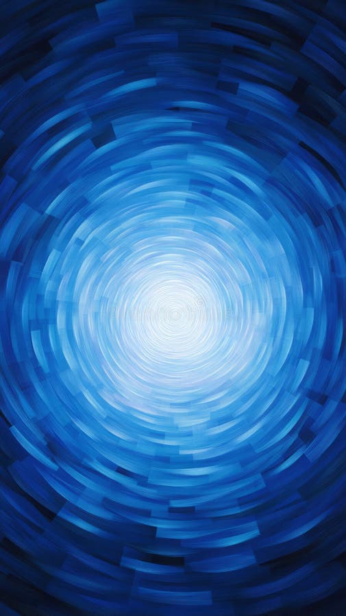 Abstract Blue Vortex Background with Dynamic Circular Motion Stock ...