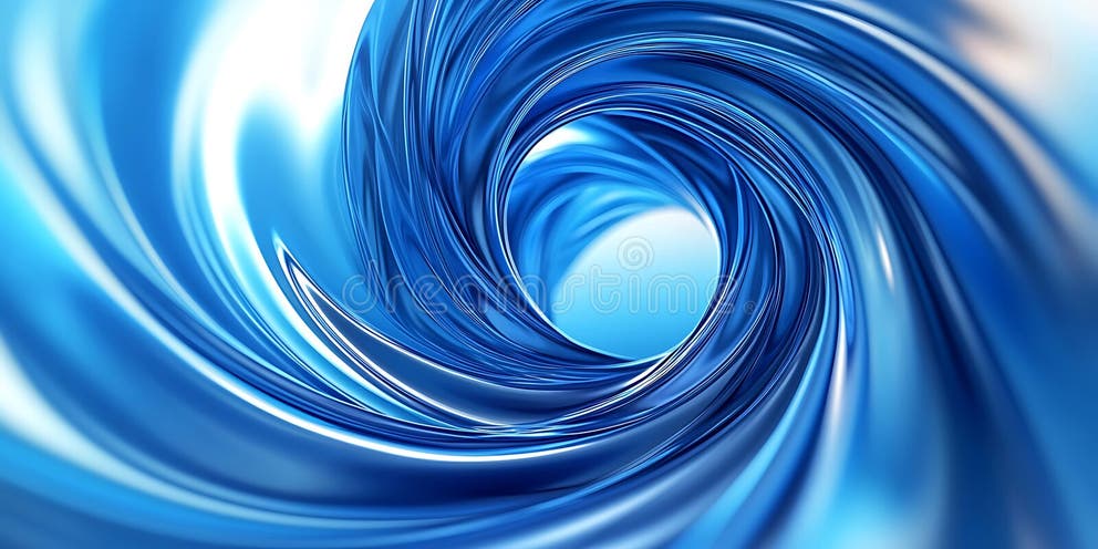 Abstract Blue Vortex Swirl Background Image Stock Illustration ...