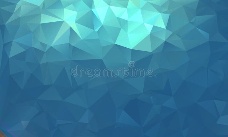 Abstract Blue, Water Background from Triangles, Vector Illustration ...