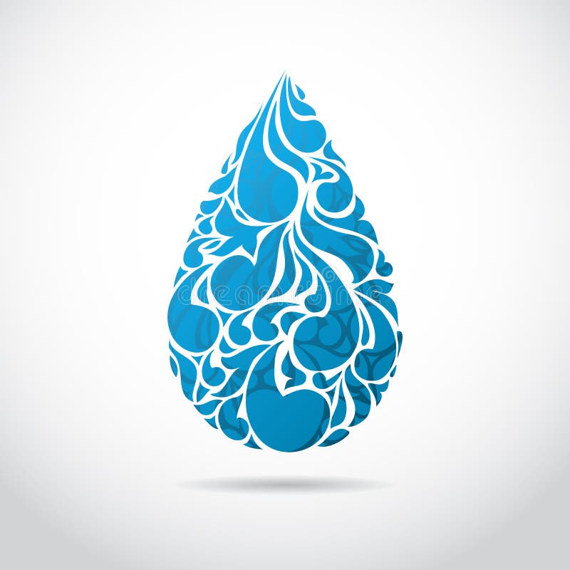 Abstract Triangles Blue Vector Water Drop Stock Vector - Illustration ... Abstract Triangles Blue Vector Water Drop Stock Vector - Illustration ...