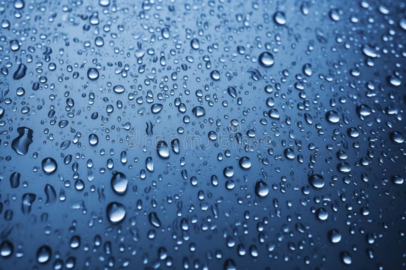 Abstract Blue Water Droplets Background Stock Illustration ...