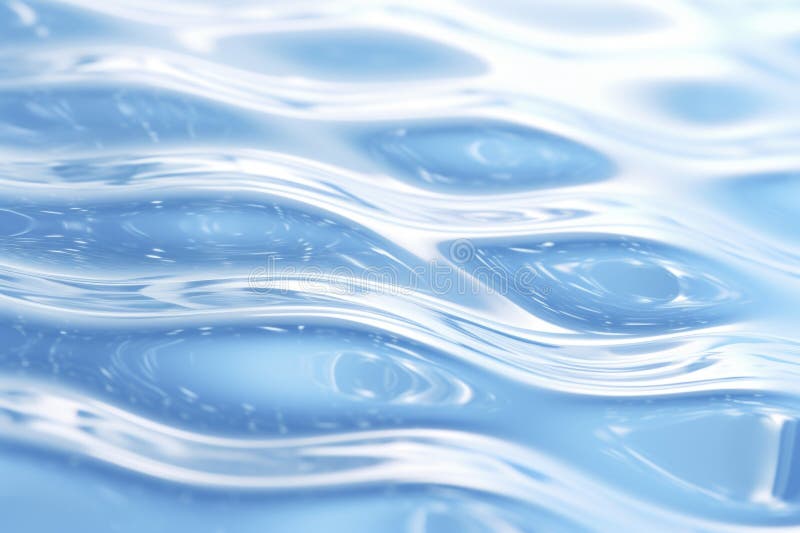 Abstract Blue Water Flow Background Stock Illustration - Illustration ...