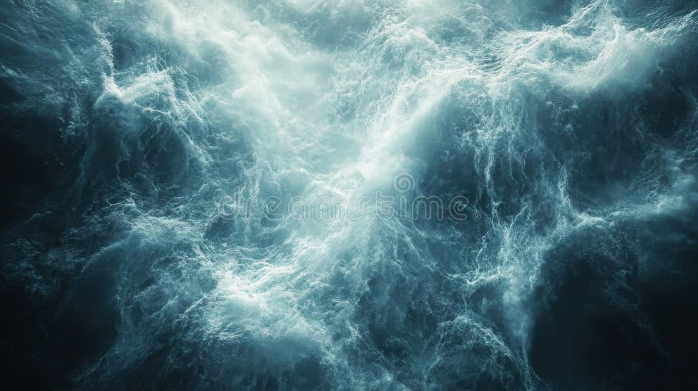 Abstract Blue Water Particle Texture Background Stock Illustration ...