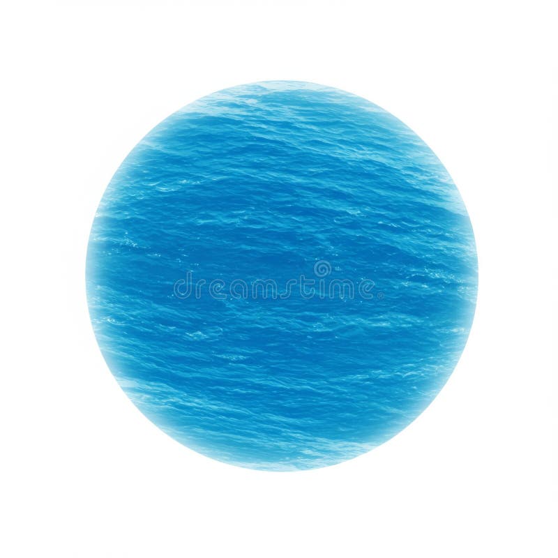 Abstract Blue Water Sphere Texture Stock Illustration - Illustration of ...