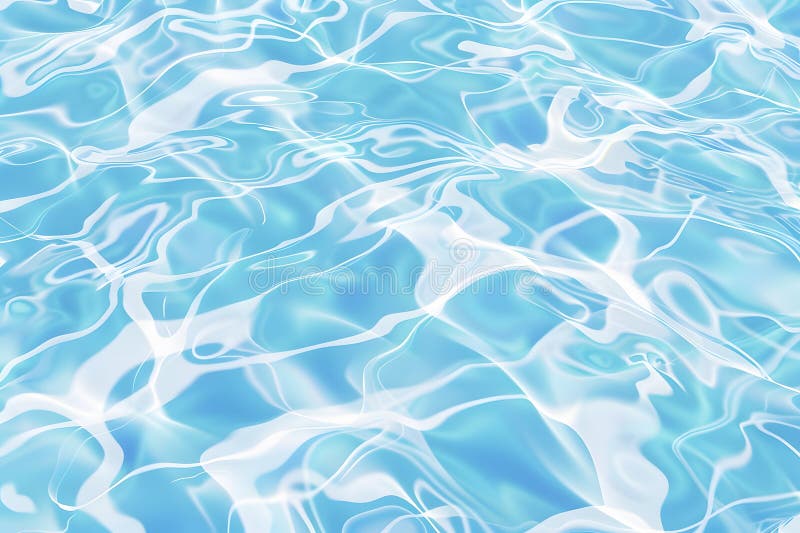 Abstract Blue Water Texture for Summer Design Stock Illustration ...