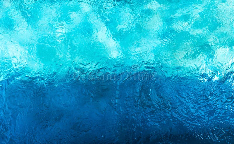 Abstract of Blue Water in Two Tones Stock Image - Image of clean, fluid ...