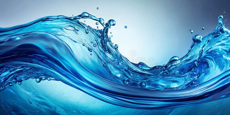 Abstract Blue Water Wave Swirl Pattern Texture for Background Stock ...