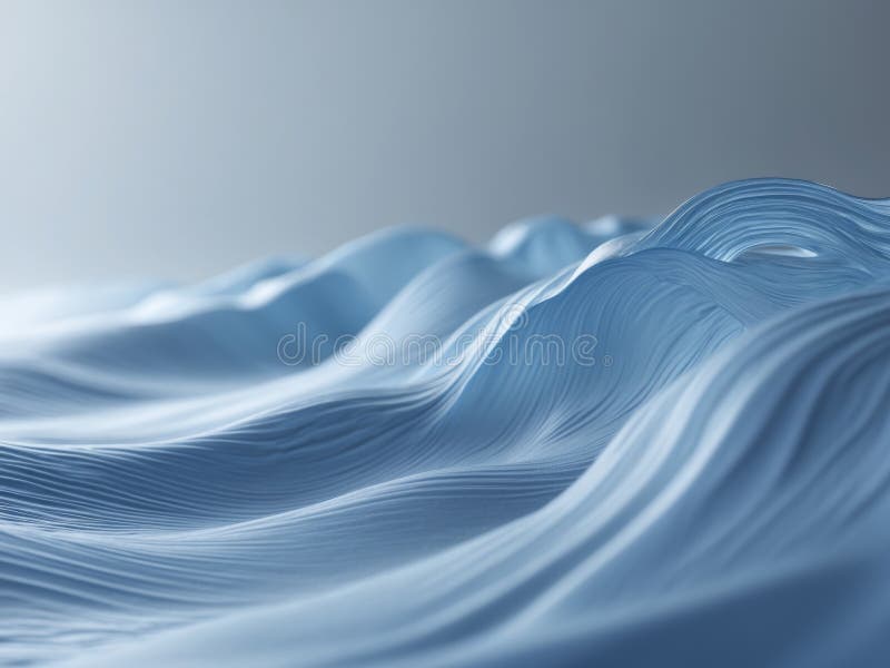 Abstract Blue Water Waves Smooth Flowing Design Background Stock Photo ...