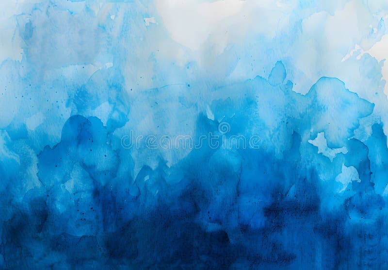 Abstract Blue Watercolor Background Gradient Stock Illustration ...