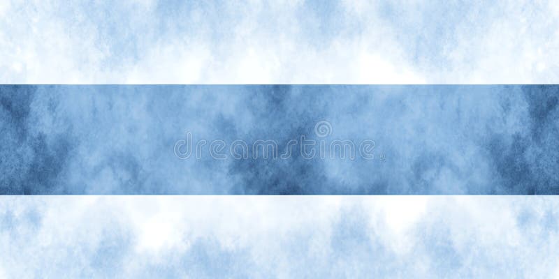 Abstract Blue Watercolor Background Texture Banner Design Two Tone ...