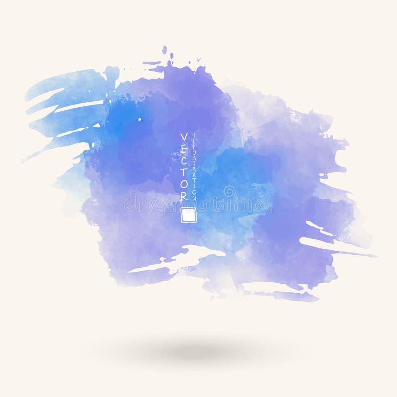 Abstract Blue Watercolor Element for Web Design. Vector Stock Vector ...