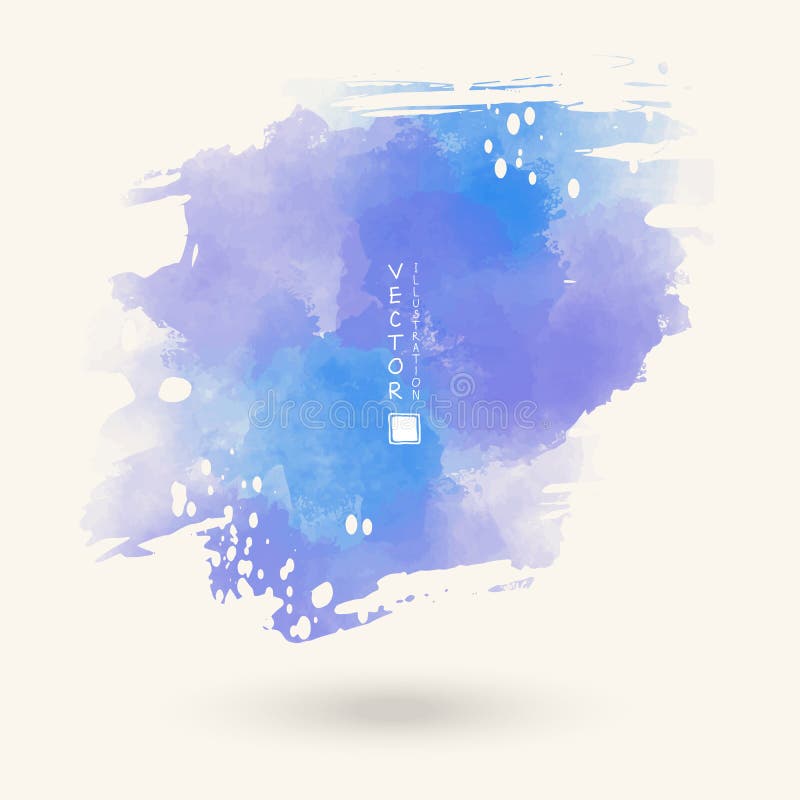 Abstract Blue Watercolor Element for Web Design. Vector Stock Vector ...