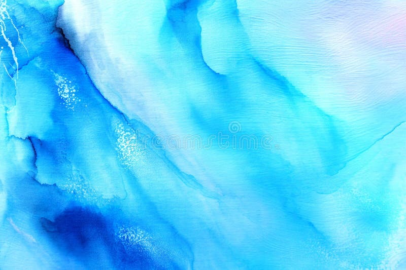 Abstract Blue Watercolor Wash Pattern, Gradient Texture Paper ...