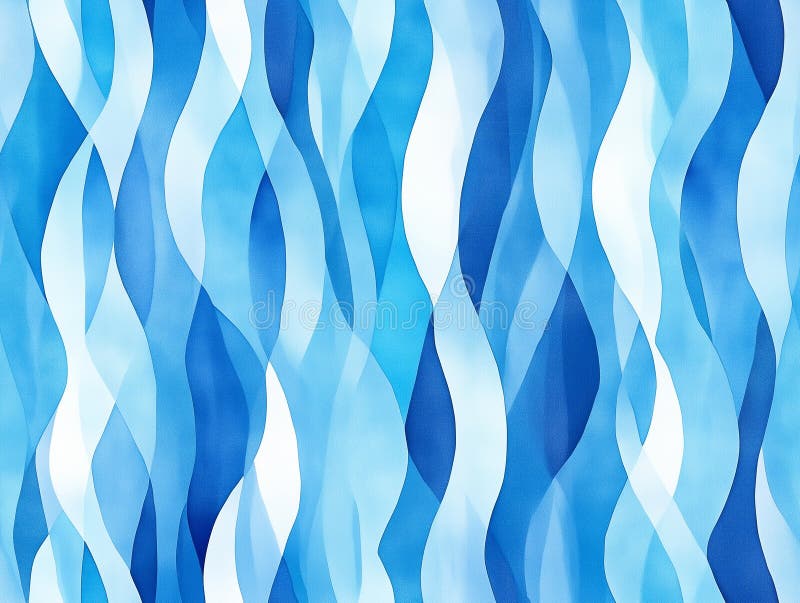 Abstract Blue Watercolour Seamless Repeating Pattern Tile Stock ...