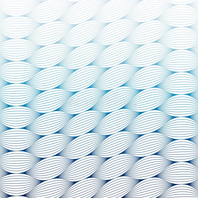 Abstract Blue Wave Circle Pattern Background Stock Vector ...