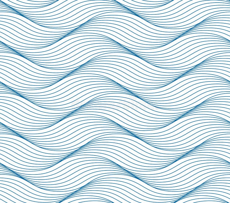 Abstract Blue Wave Circle Pattern Background Stock Vector ...