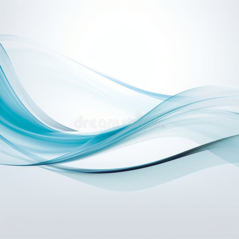 Abstract Blue Wave Background Stock Illustration - Illustration of ...