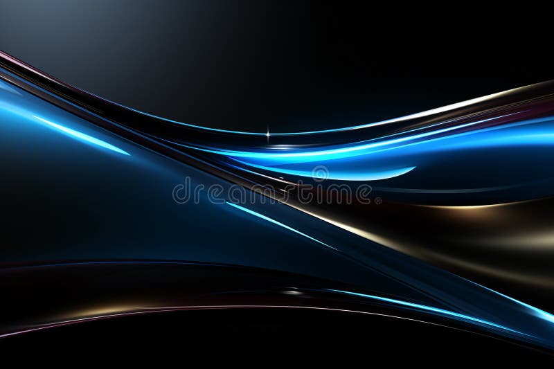 Abstract Blue Wave Background Stock Illustration - Illustration of ...