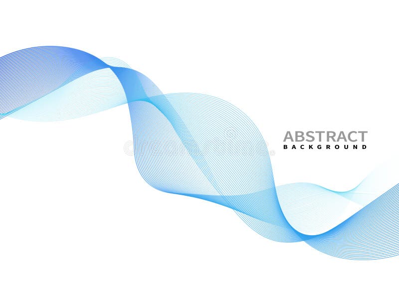 Abstract Blue Wave Background for Design Brochure, Text, Flyer Stock ...